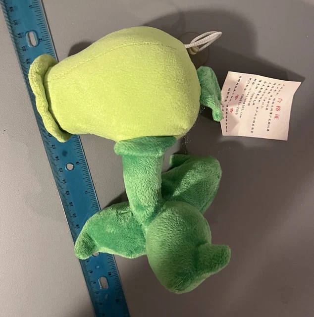 SUPER RARE PLANTS vs Zombies PEASHOOTER Plush Ingame Artwork Hangtag ...