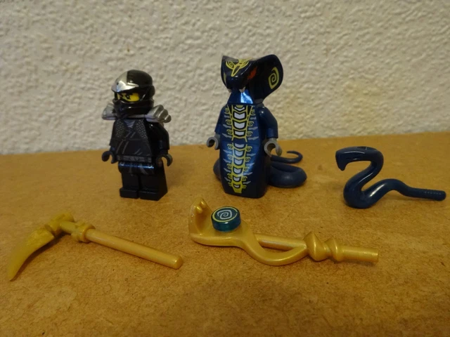 LEGO NINJAGO RISE of the Snakes Rare Minifigs Skales Serpent Staff Cole ...