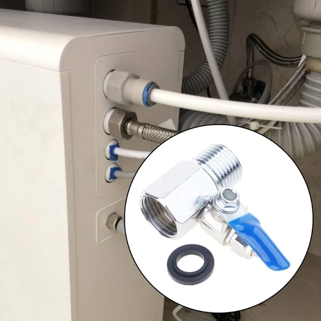 WATER PURIFIER REVERSE Osmosis Inlet Ball for Valve Set 1/2" BSP To 1/4 ...