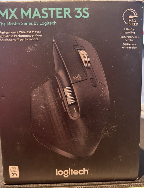 LOGITECH MX MASTER 3S Wireless Mouse - Graphene £64.00 - PicClick UK