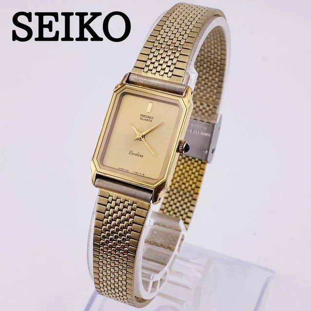 SEIKO EXCELINE LADIES Quartz Watch Battery Replaced Cleaned Verified SA1213 £118.88 - PicClick UK