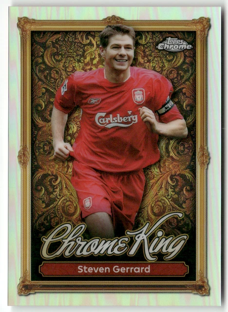 TOPPS PREMIER LEAGUE 2025-26 No. CK 12 Steven Gerrard Chrome King EUR ...