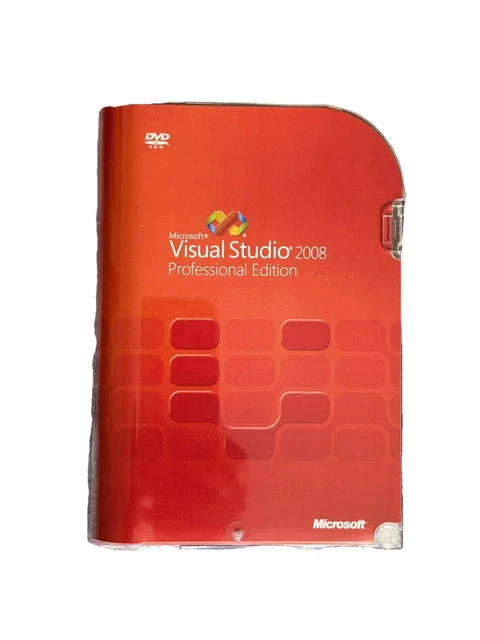 MICROSOFT VISUAL STUDIO 2008 Professional Edition £156.70 - PicClick UK