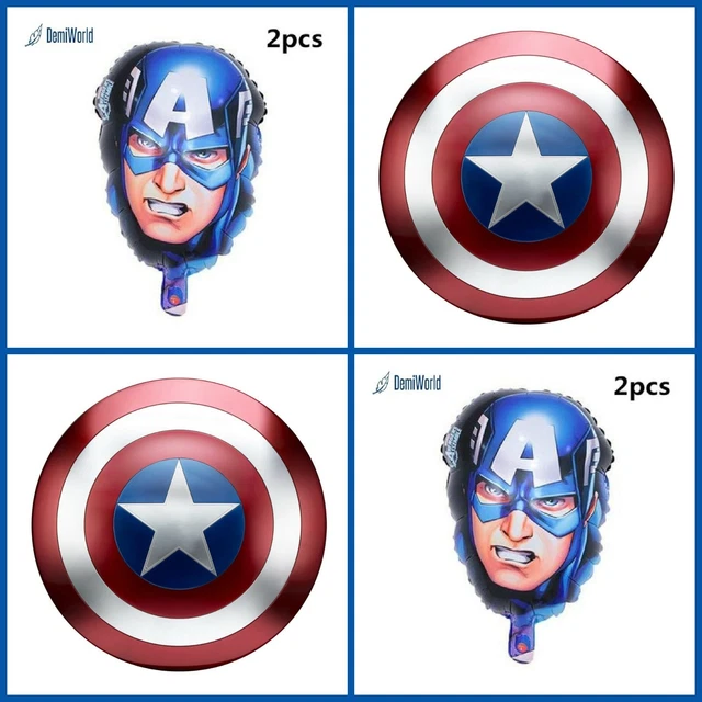 MARVEL AVENGERS CAPTAIN America Shield super Hero Balloon helium party ...