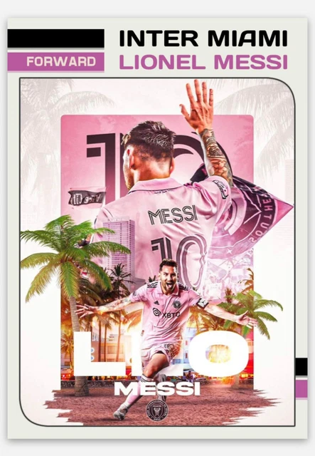 LIONEL MESSI INTER Miami MLS Custom Soccer Card Novelty Card RP ...