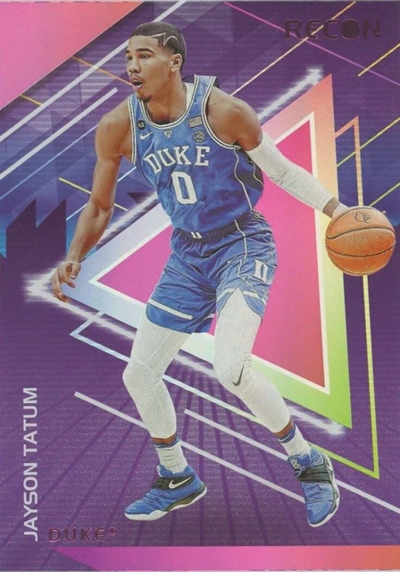 2022-23 CHRONIQUES JAYSON Tatum Draft Picks Recon rose #24 Duke Blue ...