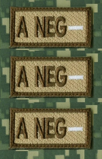 AFG-PAK JSOC SPECIAL War Operator Blood-Type 1 "X2" Vel ⚙ 3-TAB Set ...