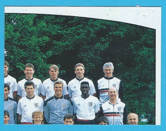 FIGURINA CALCIATORI PANINI Euro 88 - Recupero - N.154 Squadra - England ...