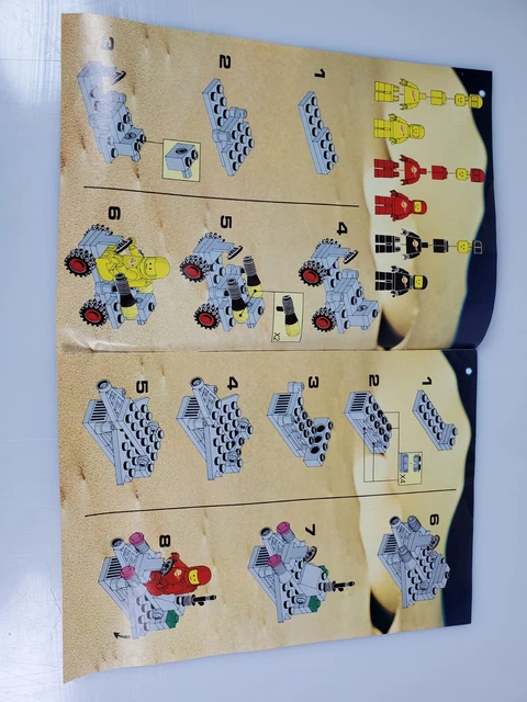 LEGOLAND #6951 ROBOT Command Center Instructions Manual Vintage 1984 ...