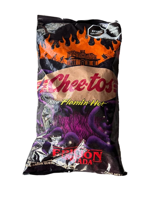 STRANGER THINGS CHEETOS Flamin Hot Chips Upside Down limited Edition ...
