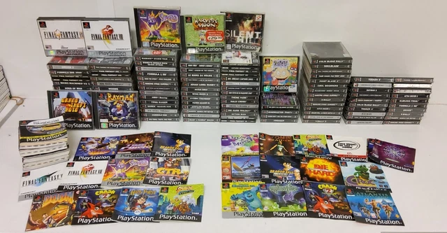 108 X EMPTY PS1 Cases JobLot-Final Fantasy Spyro Silent Hill Harvest ...