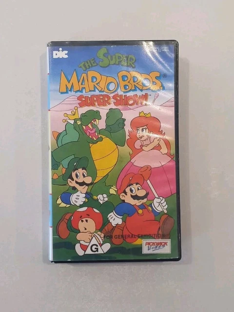 THE SUPER MARIO BROS - SUPER SHOW - Vintage 1989 VHS Video Tape ...