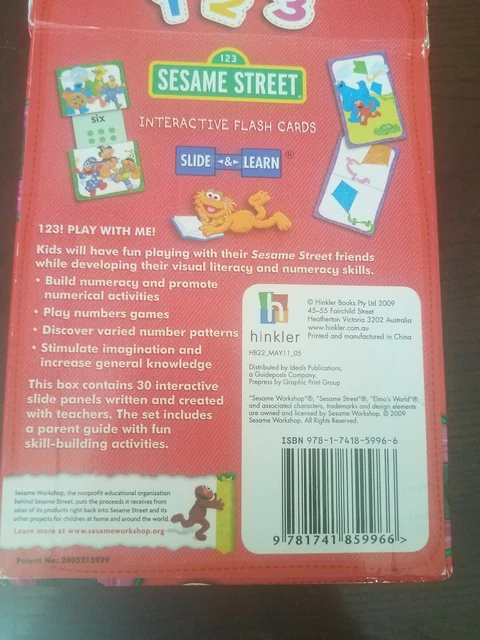 1 2 3: Sesame Street Slide & Learn Flash Cards Sesame Workshop £39.22 ...
