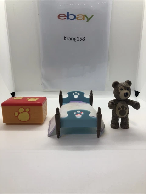 CBEEBIES CHARLIE BEAR Figure 9cm With Bed And Toy Chest (B-11) £4.36 ...
