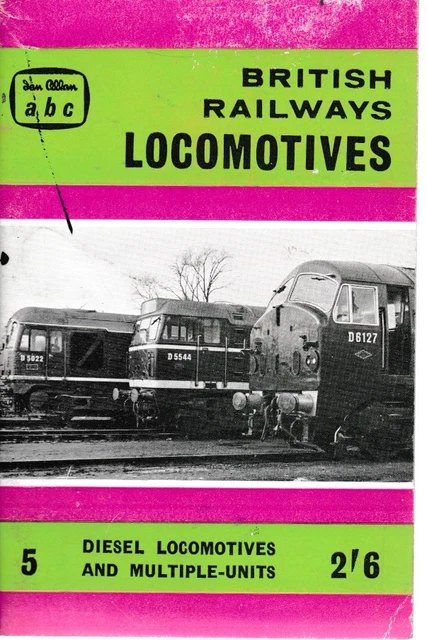 IAN ALLAN ABC British Railways Locomotives 5, Diesel Locomotives ...