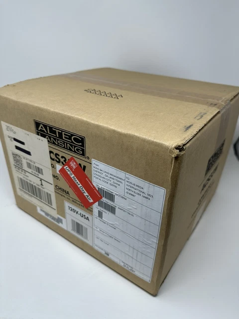 VINTAGE 2001 NIB Altec Lansing ACS33W Computer Speaker Surround System ...