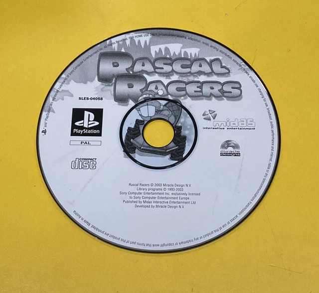PASCAL RACERS GIOCO PS1 SOLO DISCO DI GIOCO EUR 6,99 - PicClick FR