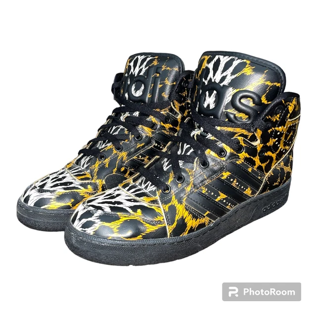 ADIDAS ORIGINALS BY Jeremy Scott Instinct Hi Leopard Shoes D65985 Mens ...