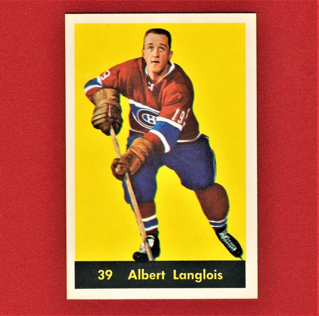 ALBERT LANGLOIS - 1960/61 - Canadiens - Parkhurst - #39 - (NM) - A2 EUR ...