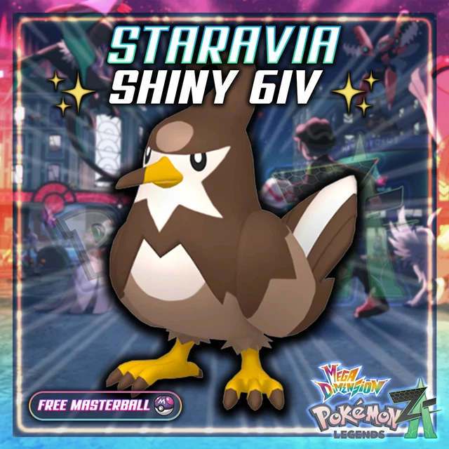 6IV SHINY STARAVIA Legends ZA MEGA DIMENSION DLC (Pokemon Legends Z-A ...