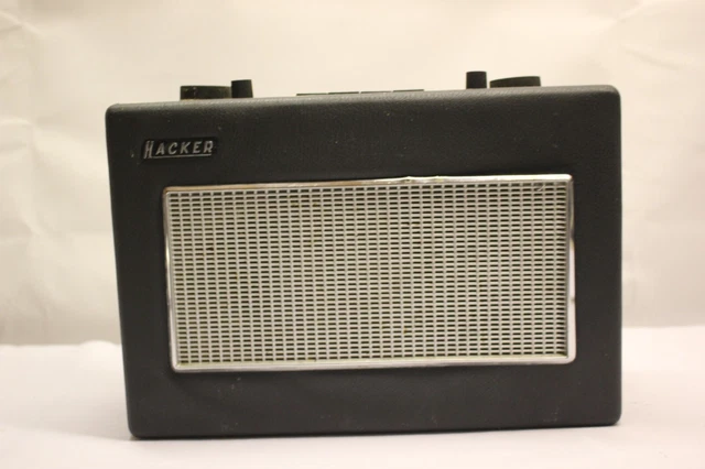 HACKER SOVEREIGN II Rp25 Lw Mw Vhf Portable Transistor Radio Vintage ...