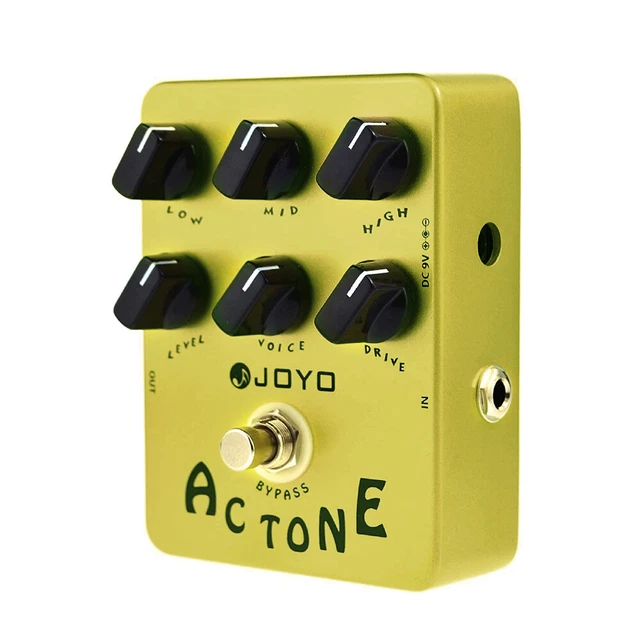 JOYO AC TONE Distortion Pedal British Rock Sound Amplifier Guitar ...