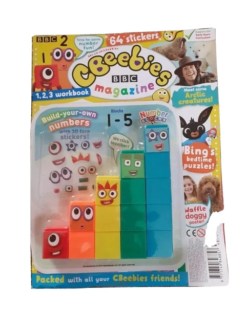 CBEEBIES NUMBERBLOCKS MAGAZINE #21 With Number Blocks 26 -29 £14.50 ...