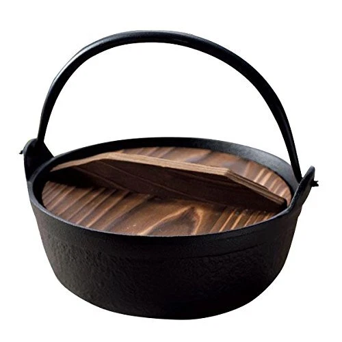 OIGEN NAMBU IRONWARE Round Pot 5 inches Direct Heat Compatible F-015 ...