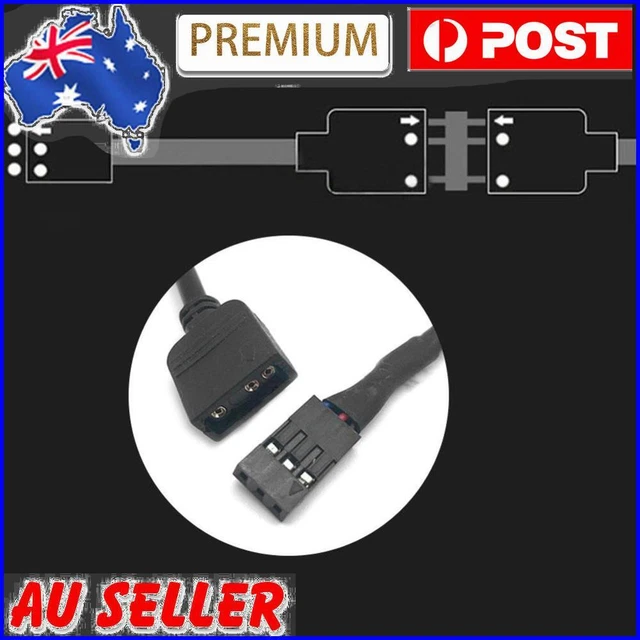 MOTHERBOARD SYNC ADAPTER Cable RGB 5V VDG to 3 Pin Conversion Line ...