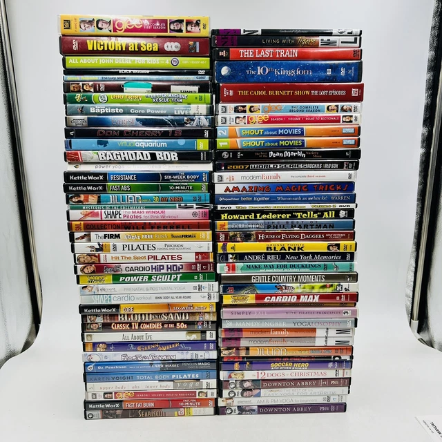 50 BULK LOT DVDs Wholesale Mixed Titles Family Comedy Drama Movies $31. ...