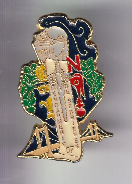 Rare Pins Pins Gendarmerie Nationale Brigade Bridge Heel Saws 07 ~ef