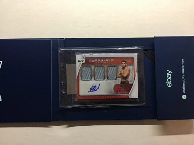 ISLAM MAKHACHEV AUTO 2022 panini chronicles UFC card #/49 ebay ...