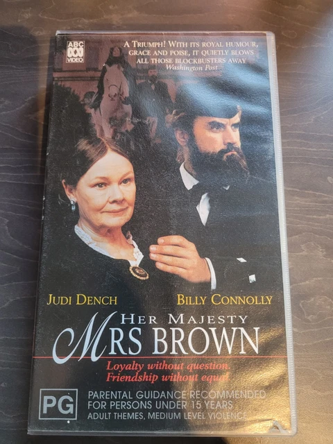 HER MAJESTY MRS Brown VHS Video Movie Film 1997 Judi Dench Billy ...
