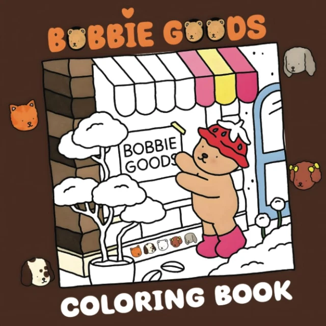 BOBBIE GOODS BOBIE Goods Coloring Book: Cute and Cozy Coloring Book for ...