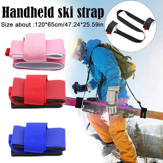 SKI STRAP SNOWBOARD Pole Shoulder Hand Carrier Handle Strap NEW ...