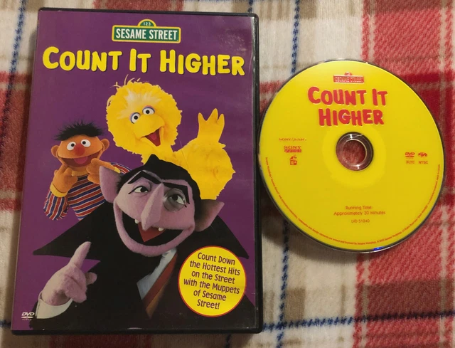 SESAME STREET: COUNT IT HIGHER {Count Down the Hottest Hits} DVD, Very ...