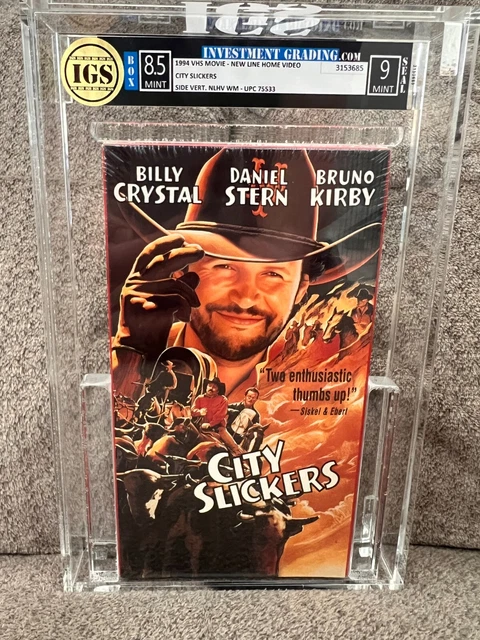 CITY SLICKERS VHS IGS Graded Box 8.5 MINT Seal 9 MINT w/Watermarks ...