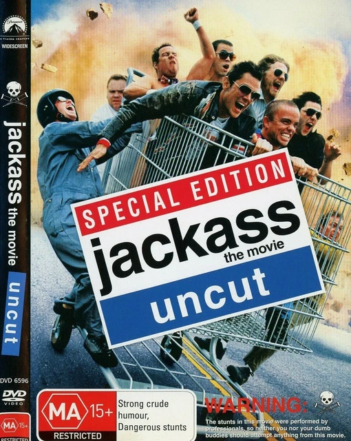 JACKASS THE MOVIE Uncut DVD (Region 4) VGC £5.30 - PicClick UK