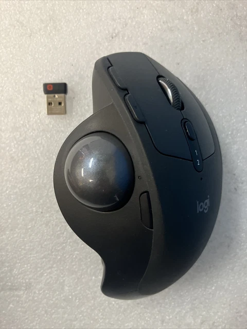 LOGITECH MX ERGO Wireless Trackball Mouse Rechargeable Ergonomic 810 ...