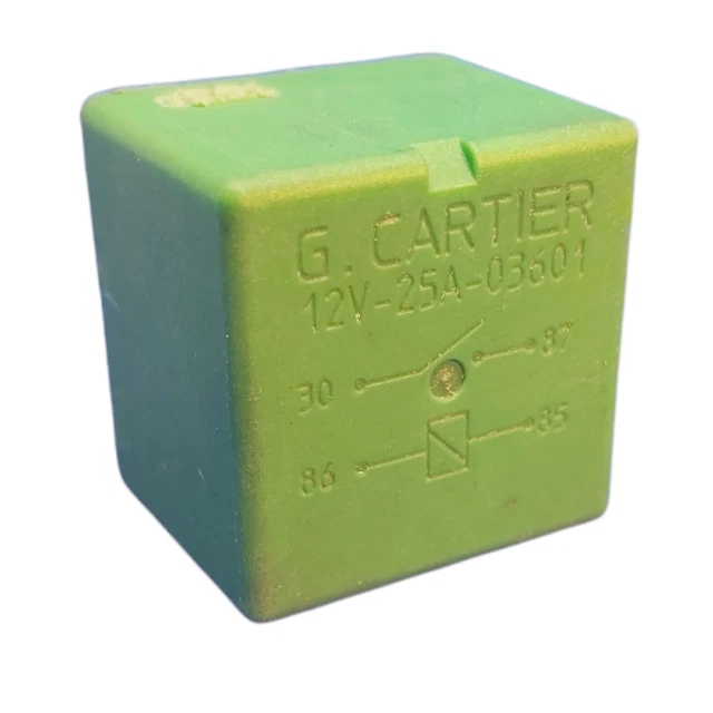 12V-25A-03601 GENUINE PEUGEOT & Citroen 4-Pin Green Relay 12V25A03601 G ...