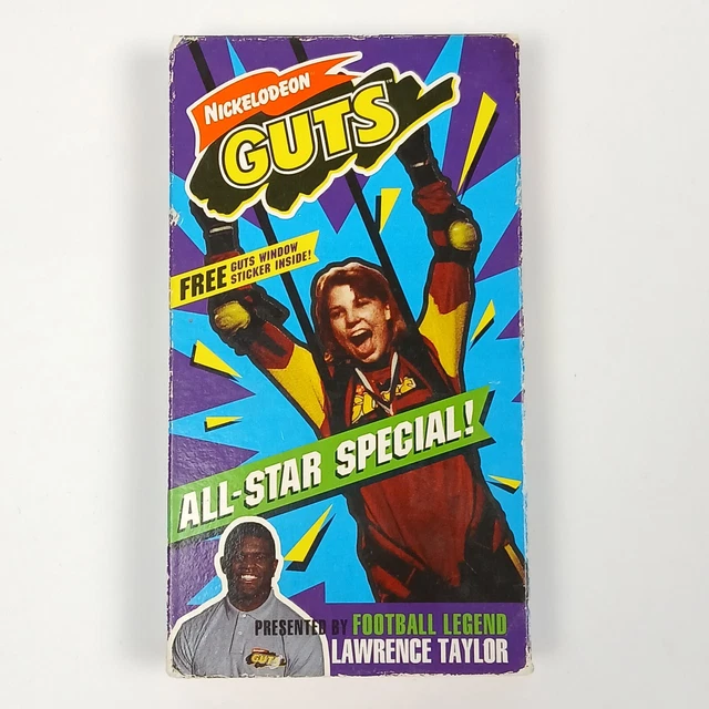 VINTAGE 1994 NICKELODEON Guts: All-Star Special! Rare VHS Tape Movie £ ...