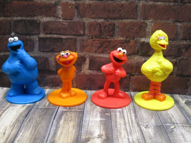 2004 SESAME STREET Chutes and Ladders Tokens Elmo Abby Big Bird Cookie ...
