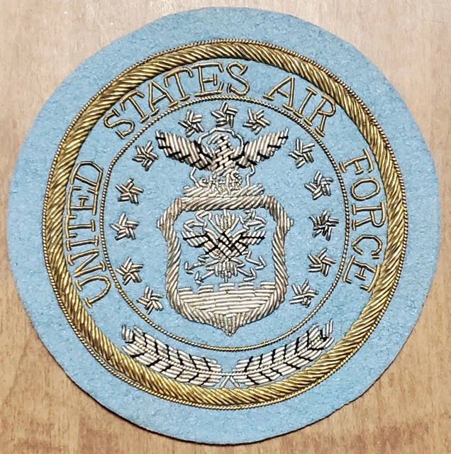 VINTAGE USAF AIR Force Logo Bullion On Felt Patch Badge Insignia Rare ...