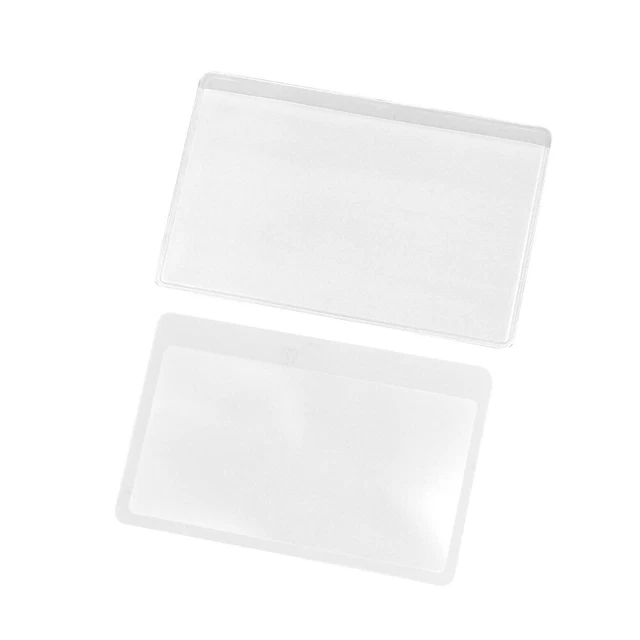 8 PCS KREATIVE Lupe Lesezeichen Hallmarklupe Tragbare PVC-Lupe Linse ...