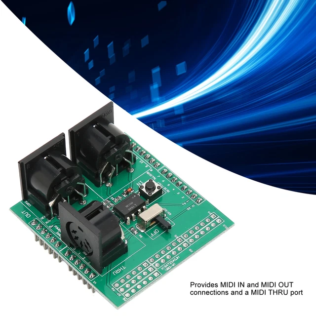 MIDI ADAPTER BOARD Serial To MIDI Module 24Pin RUN PGM Switch MIDI ... MIDI ADAPTER BOARD Serial To MIDI Module 24Pin RUN PGM Switch MIDI ...