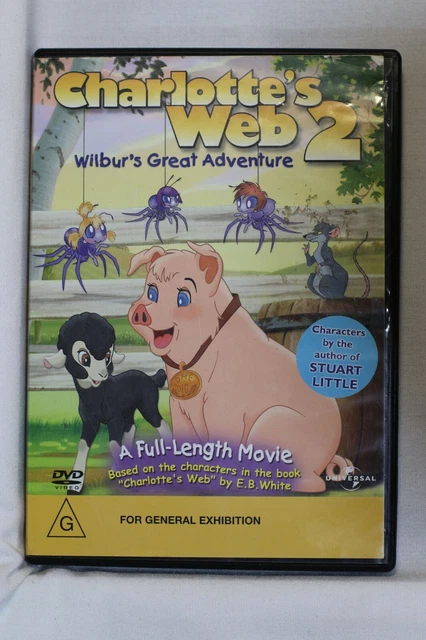 CHARLOTTES WEB 2 DVD Wilburs Great Adventure - R 4 - Preowned (D555 ...
