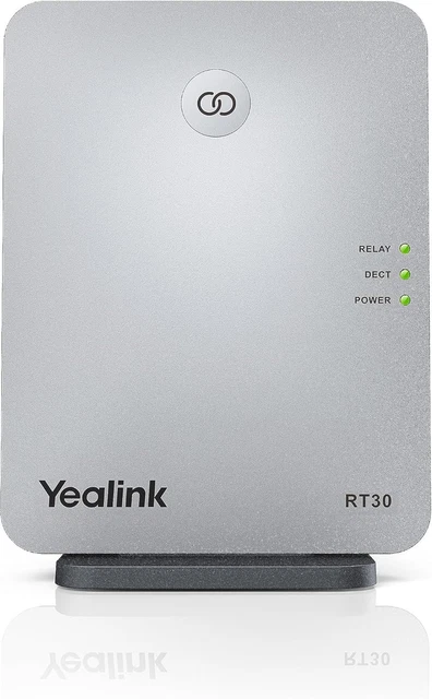 YEALINK RT30 DECT Repeater Plug & Play Range Extender with Elegant ...
