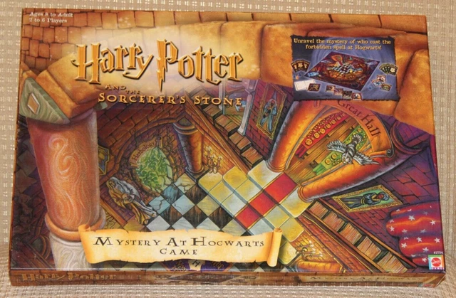 HARRY POTTER THE Sorcerers Stone Mystery At Hogwarts Boardgame Mattel ...