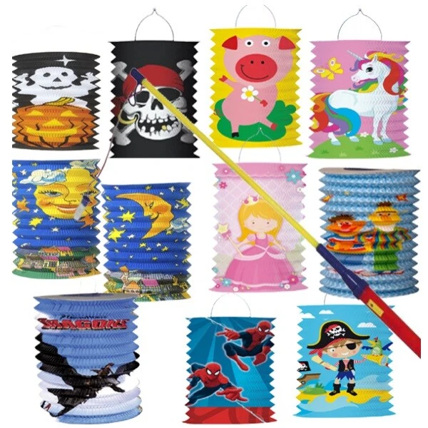 KINDER LATERNE LAMPION Zuglaternen Laternenumzug St.Martin AUSWAHL ...