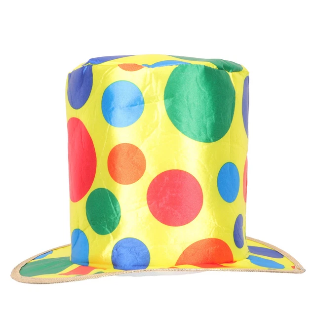 CLOWN HAT 32.00X32.00X20.00CM Polyester Miss Circus Party Hats £7.35 ...